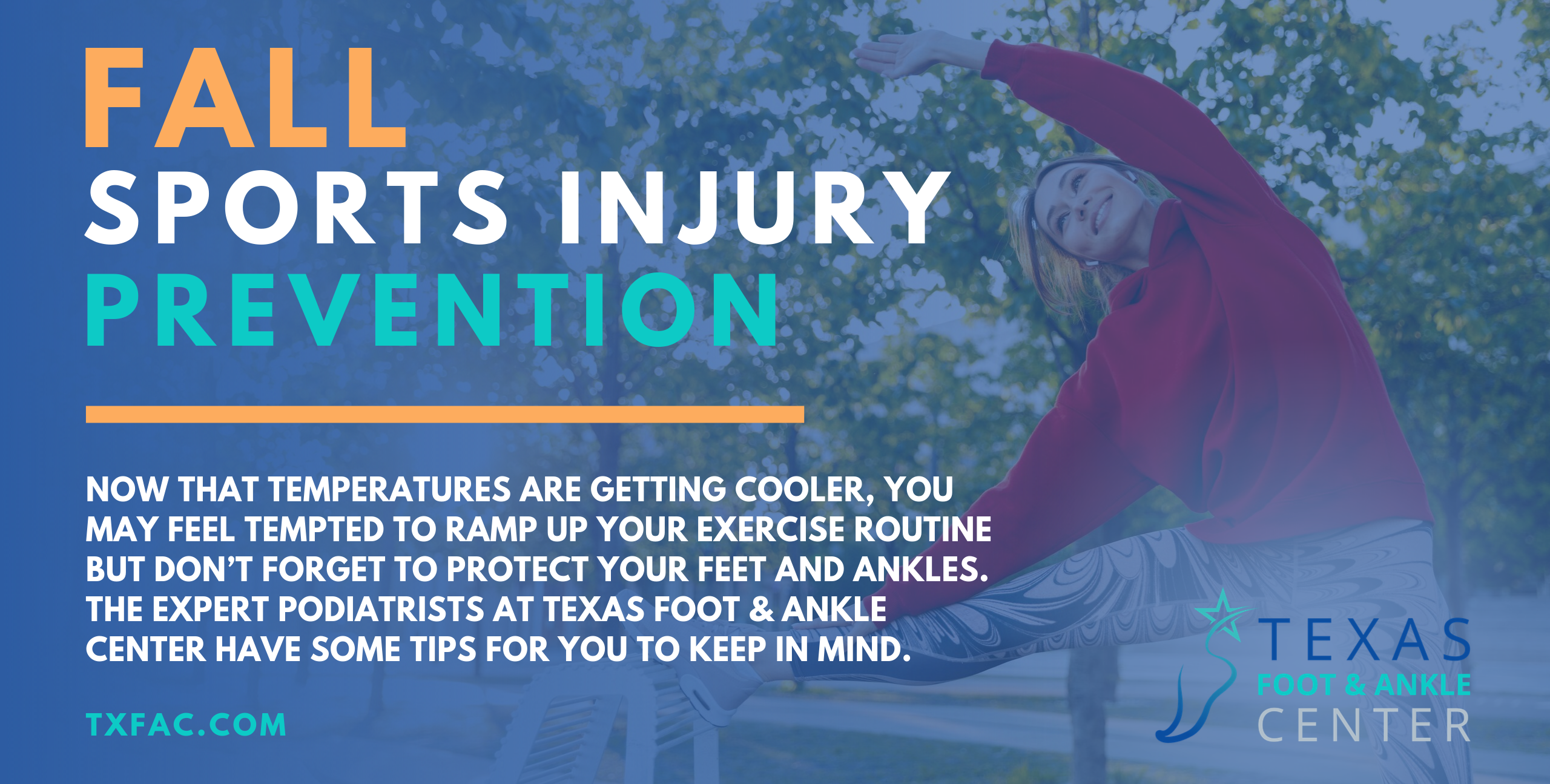 Fall Sports Injury Prevention | Texas Foot and Ankle Center