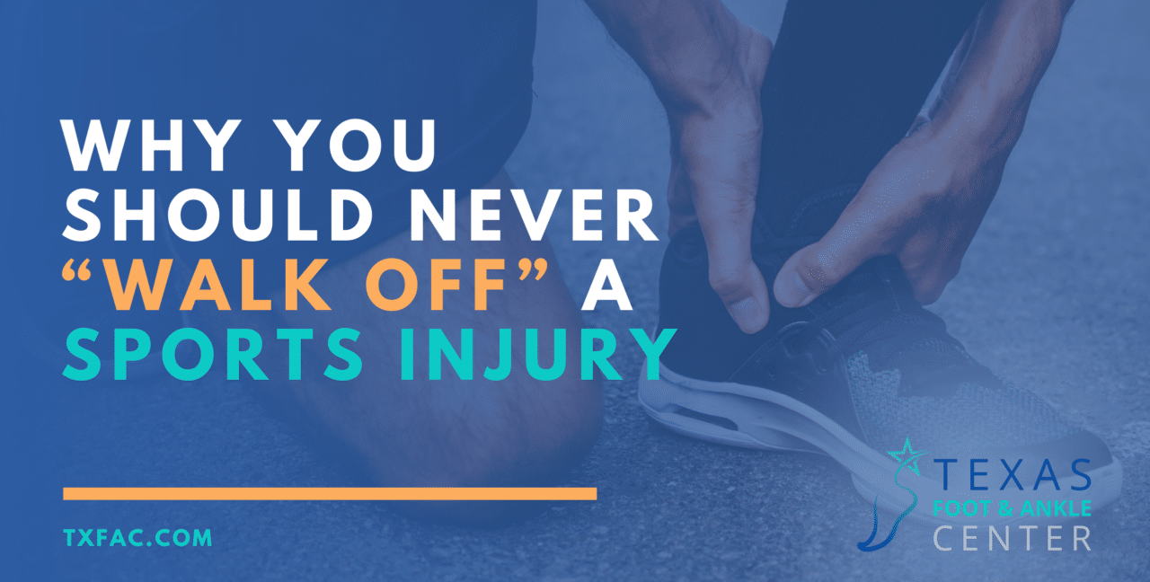 Why You Should Never “Walk Off” a Sports Injury // TF&AC